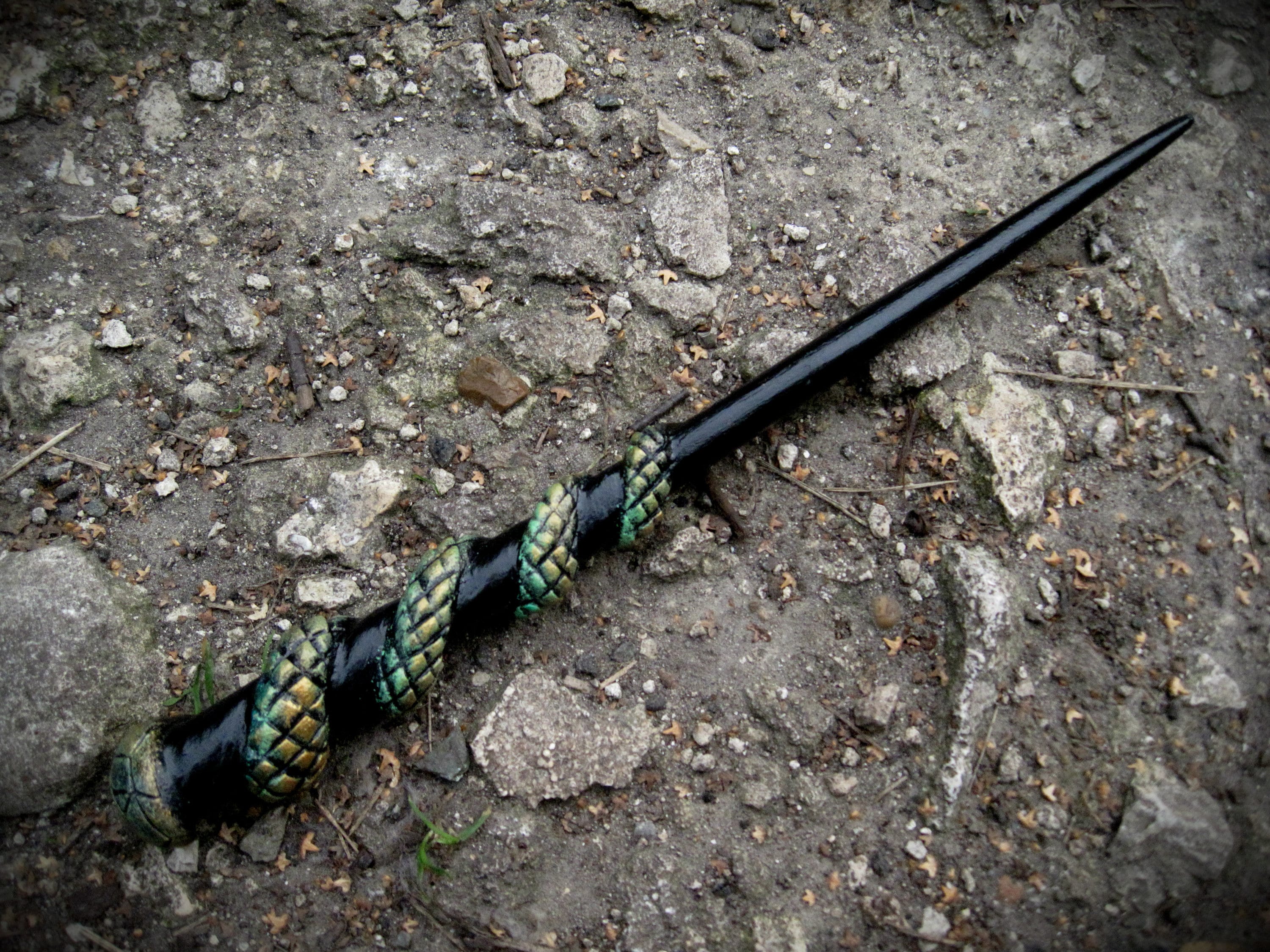 Snake Magic Wand, Magic Wand, Wizard Wand, Poison, Snake, Wand - Etsy