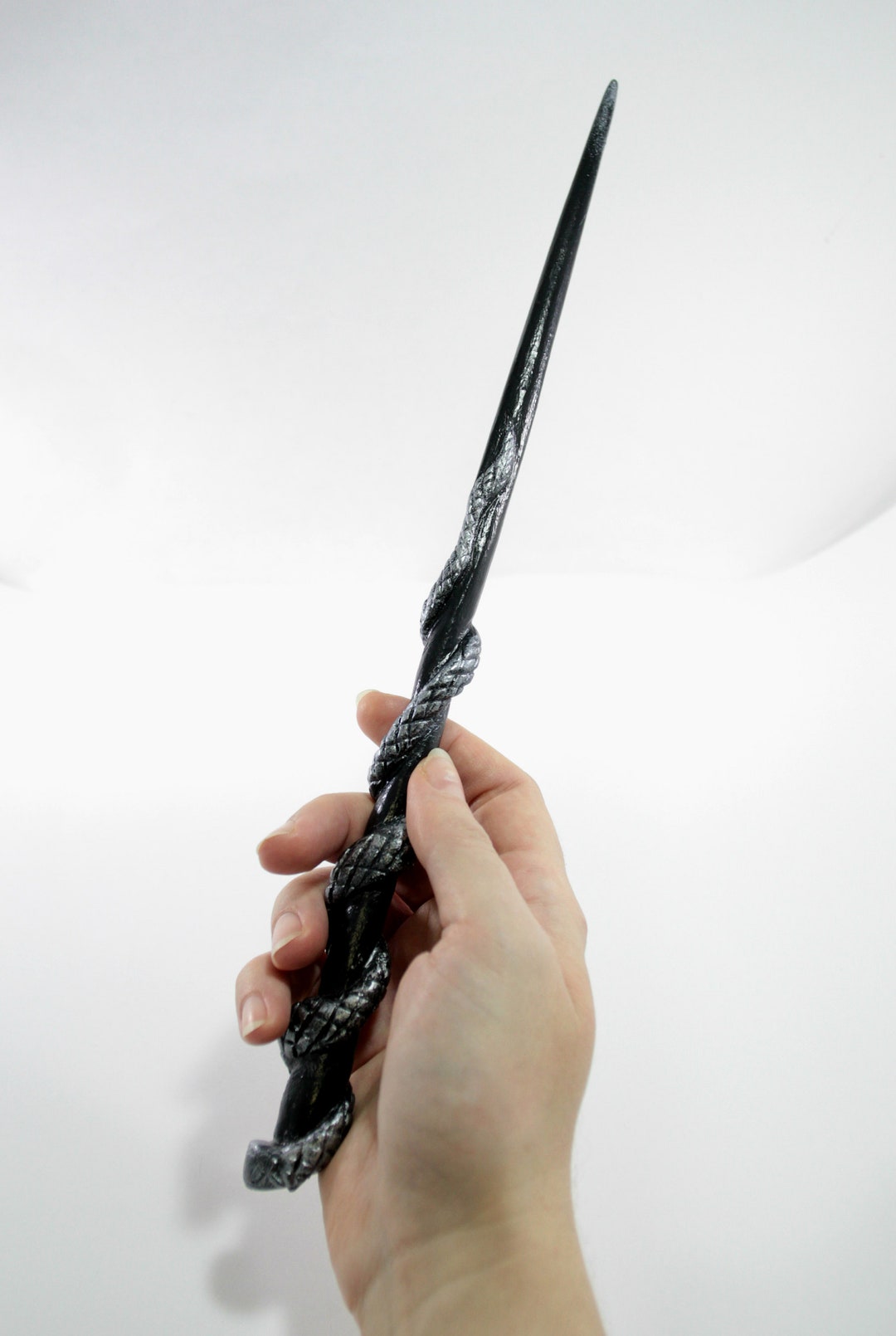 Hand Made Magic Wand, Custom Wand, Wood Wand, Magic Wand Snake, Wizard ...