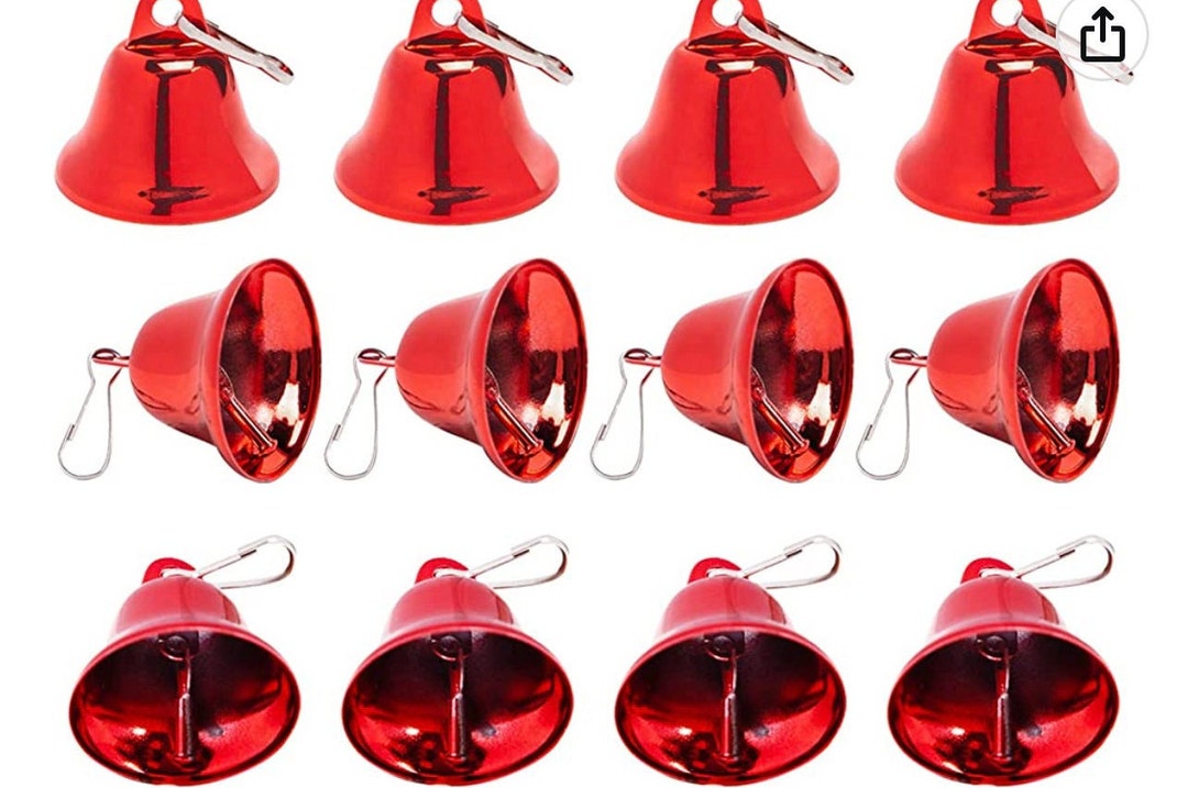 3/pk Jingle Bells, Red, Gold, Silver, or Asst High Quality Bright ...