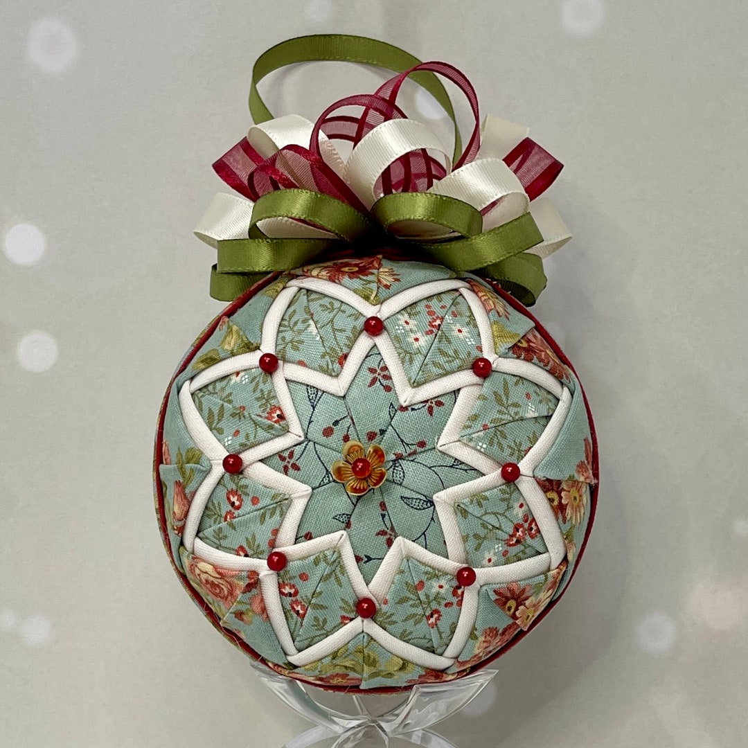 Diy KIT QK-246 Meadow Daybreak Quilted Ornament Kit, 3.54" (9cm ...