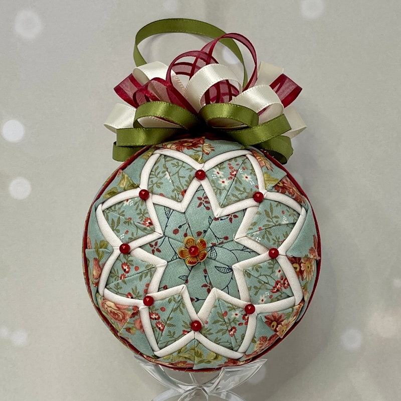 Quilted Ball Ornaments - Etsy
