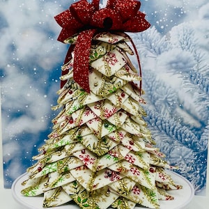 Diy KIT QK-265 "let It Snow" Folded Fabric No-sew Ornament Kit 16cm ...