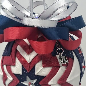 Diy KIT QK-20 "united We Stand" Patriotic DIY No-sew Quilted Ornament ...