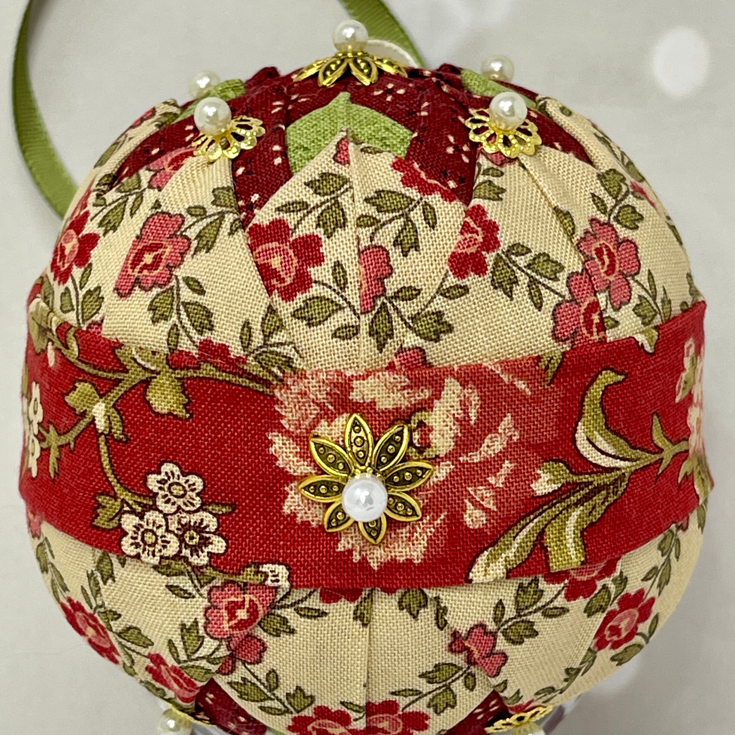 Diy KIT QK-172 Desert Rose at Daybreak Quilted Ornament Kit, 3.14" (8cm ...