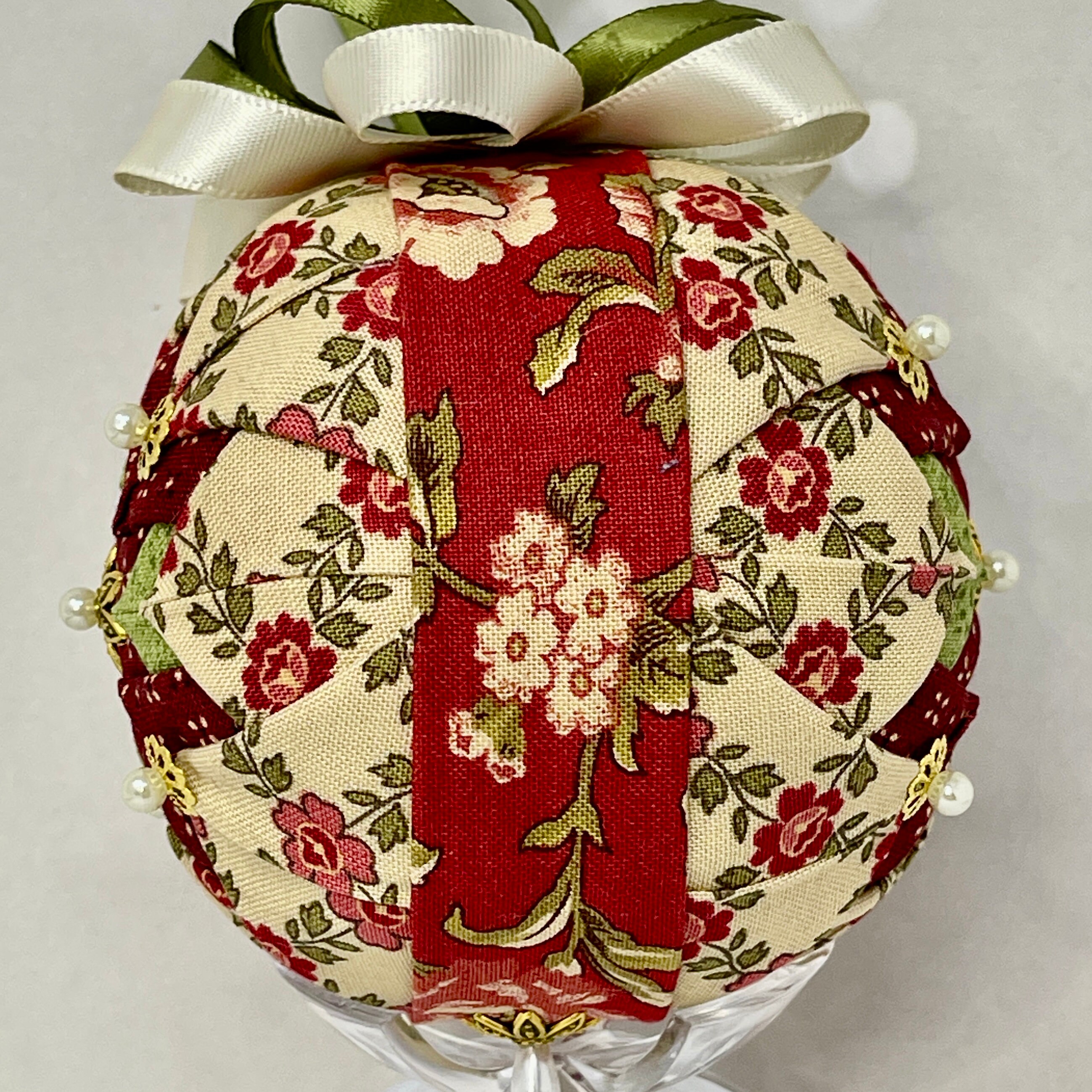 Diy KIT QK-172 Desert Rose at Daybreak Quilted Ornament Kit, 3.14" (8cm ...