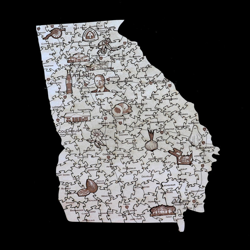 Georgia Jigsaw Puzzles - Etsy