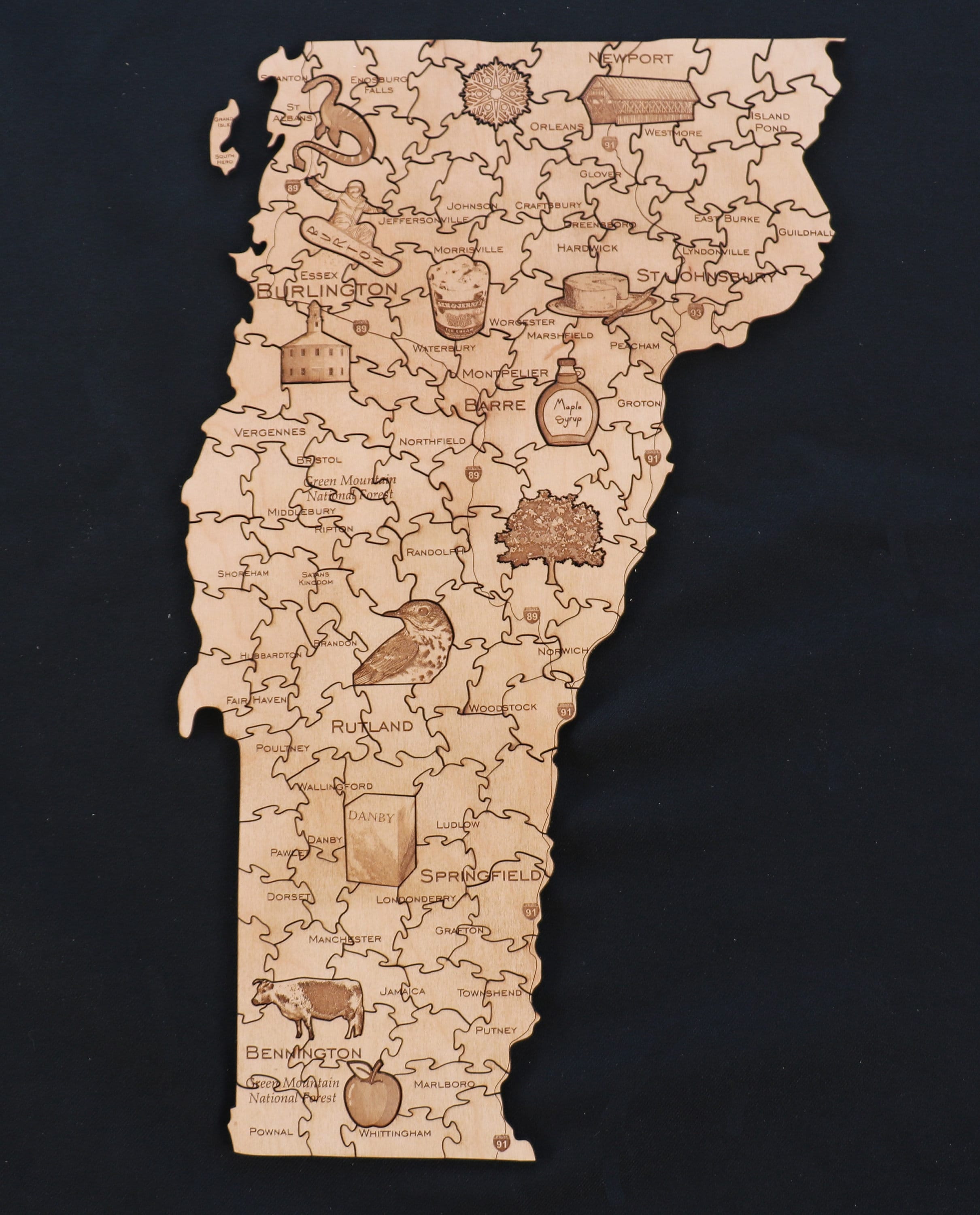 The Vermont Puzzle | Etsy