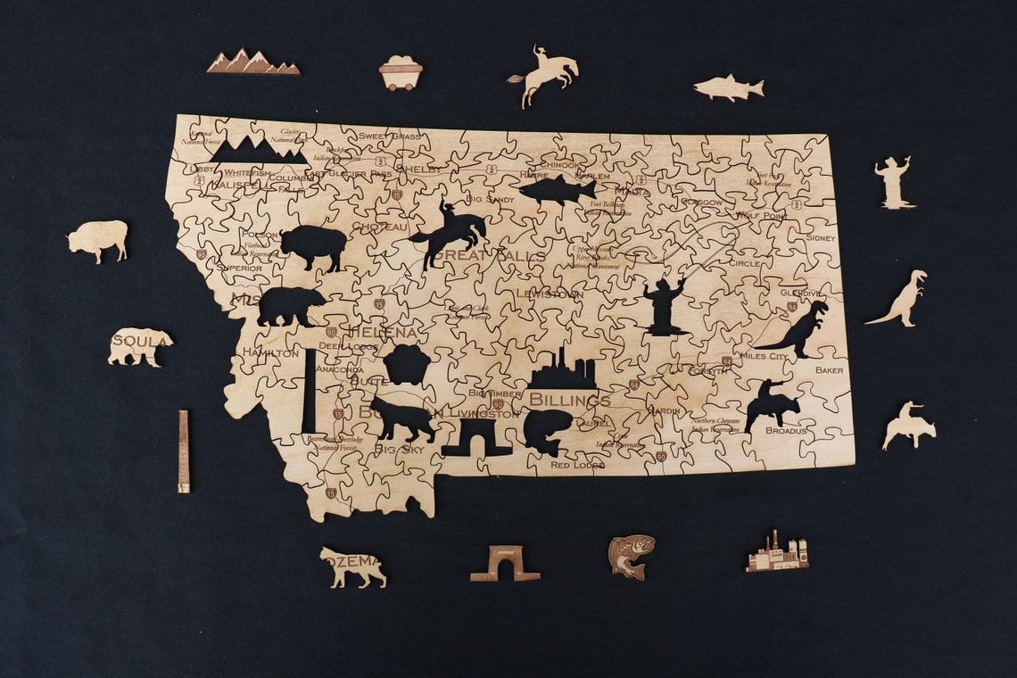 The Montana Puzzle - Etsy