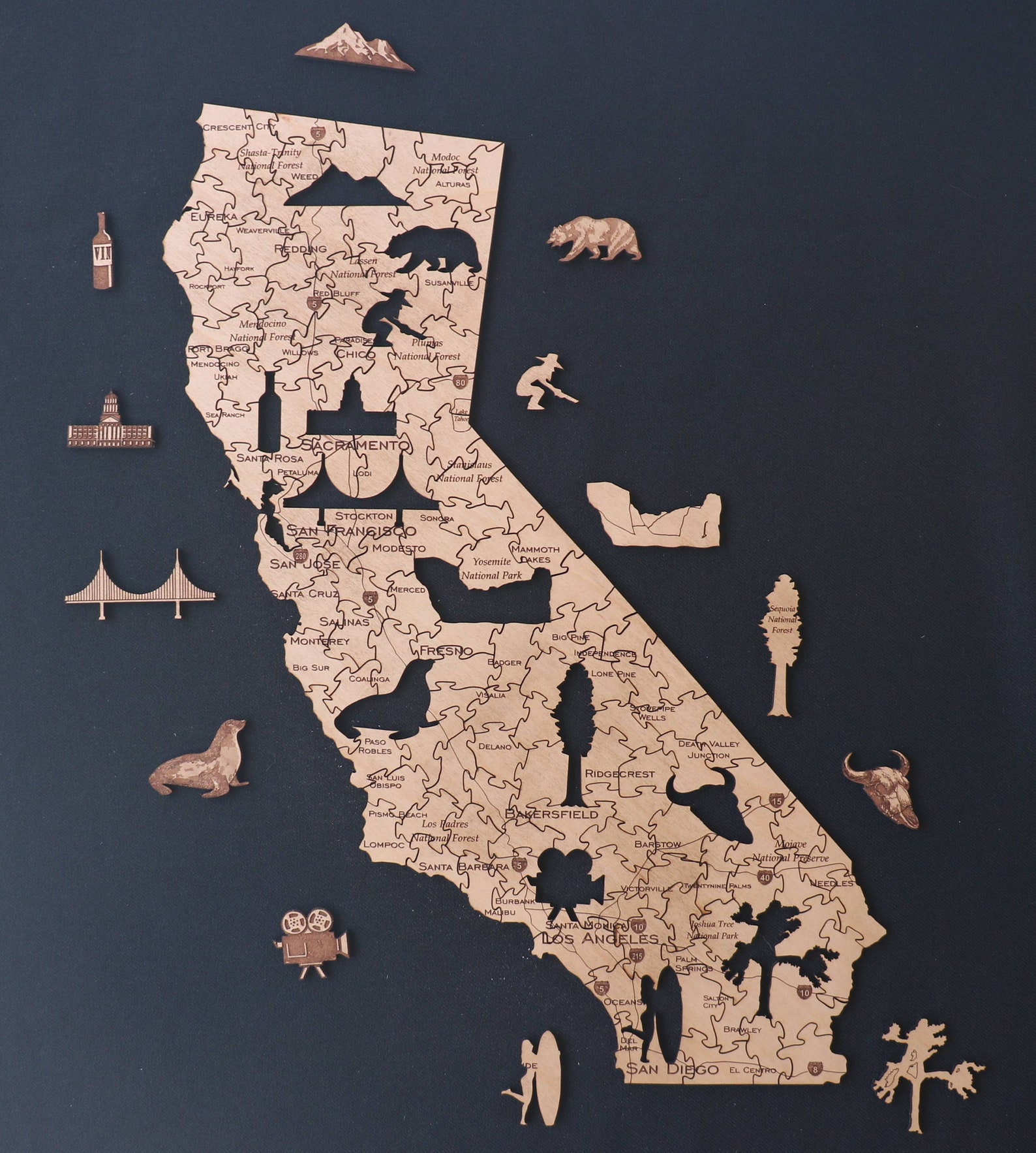 The California Puzzle | Etsy