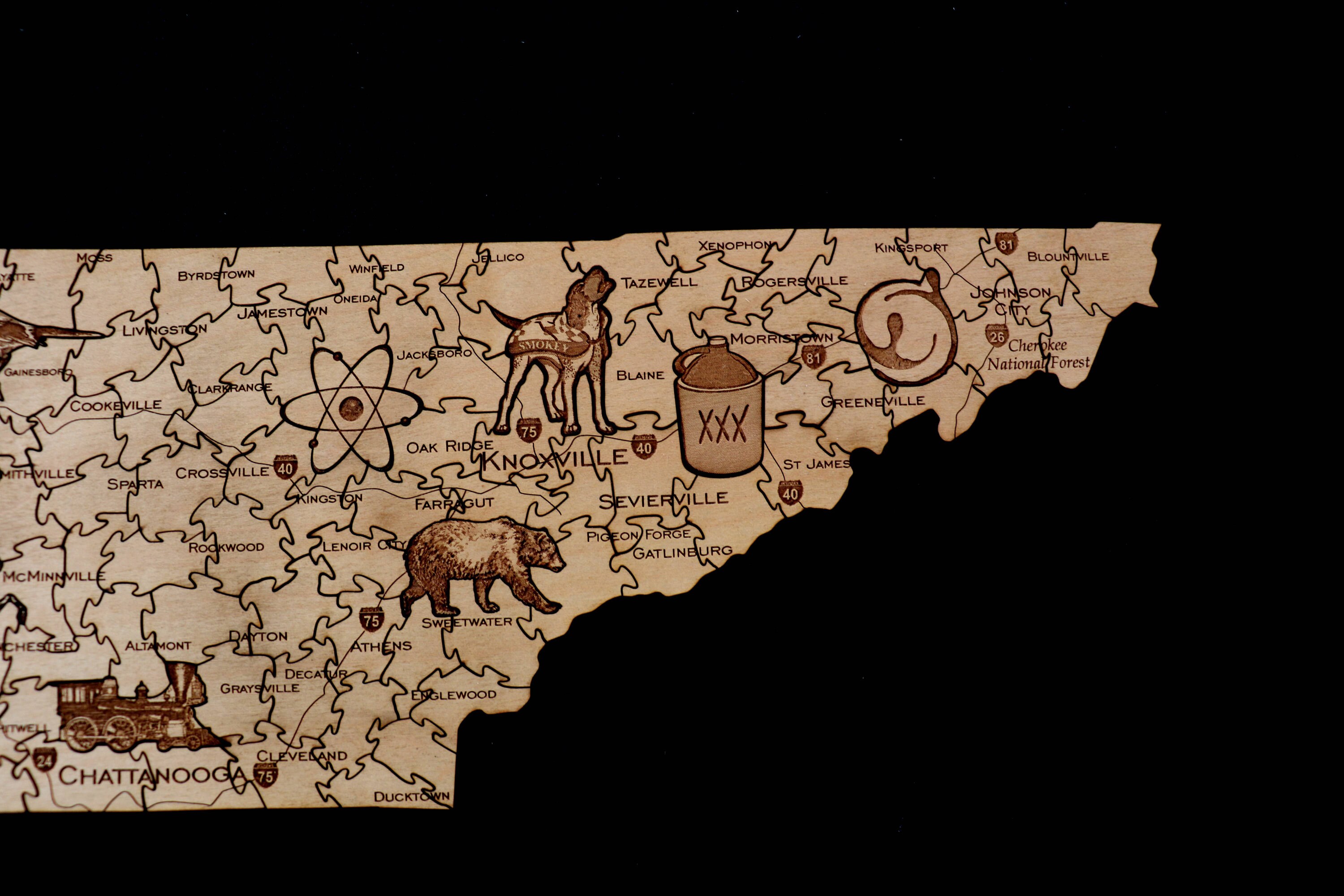 The Tennessee Puzzle - Etsy