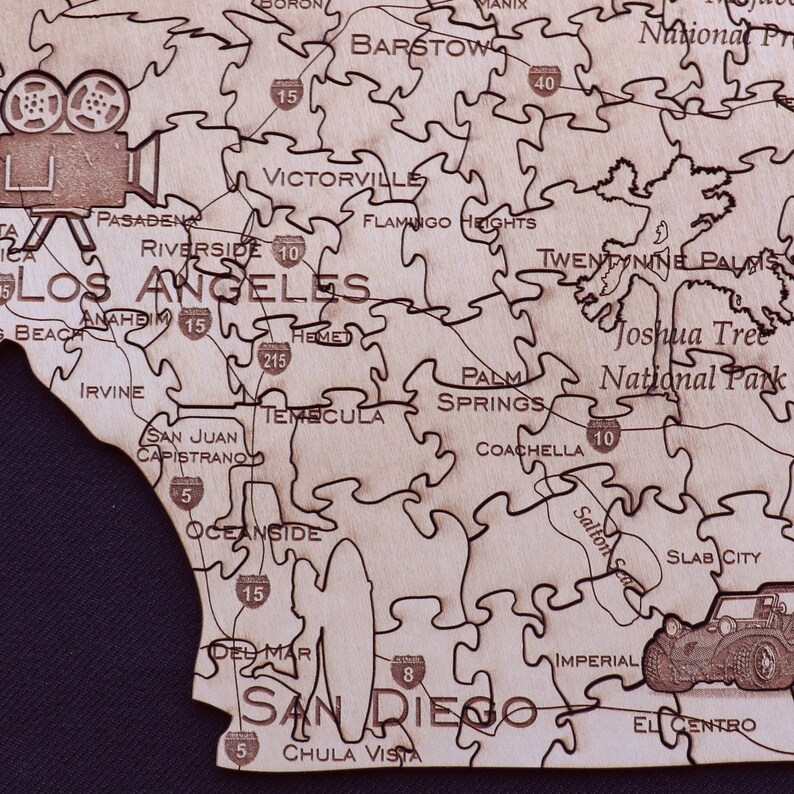The California Puzzle -- Deluxe Edition - Etsy