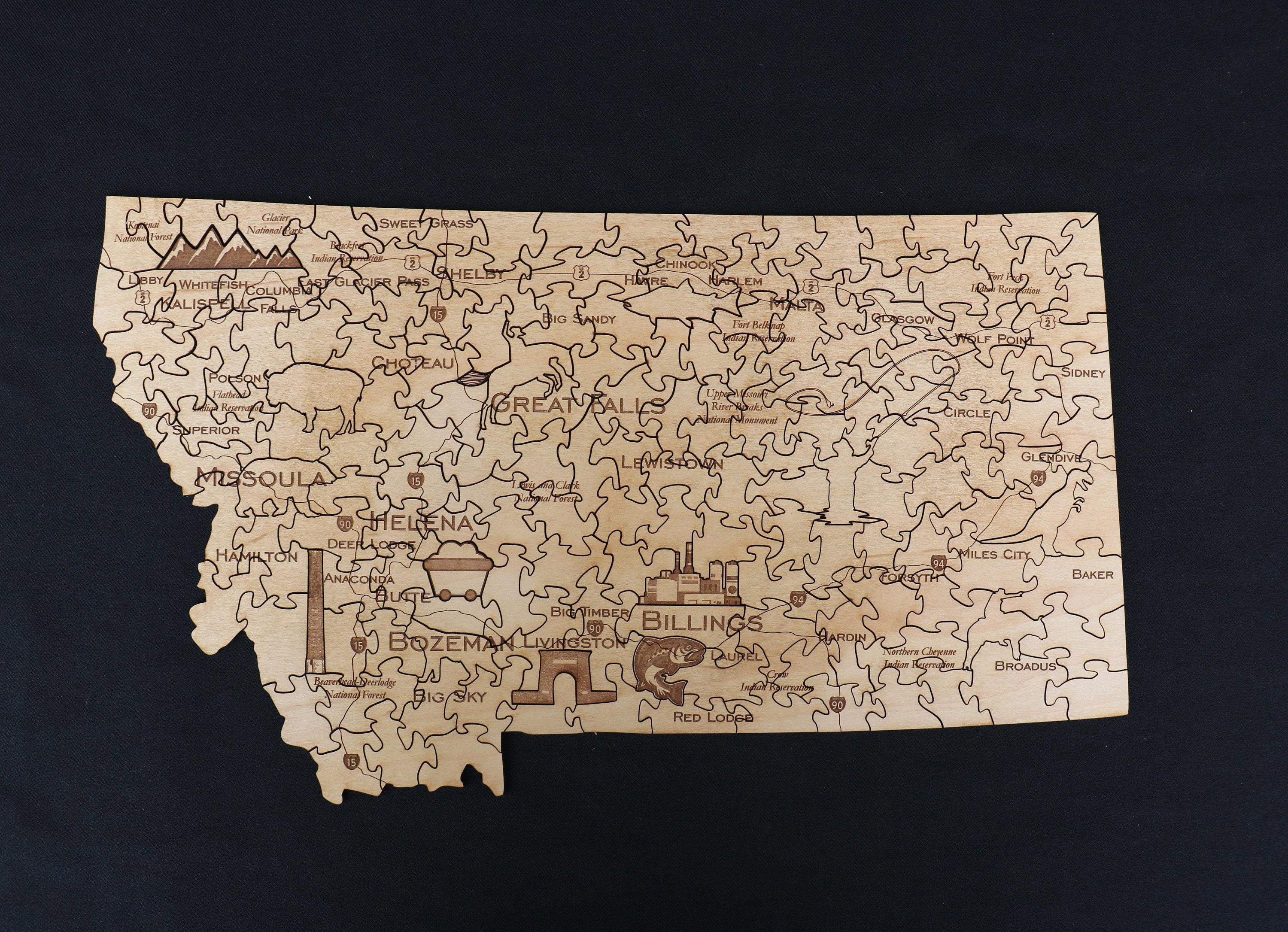 The Montana Puzzle - Etsy