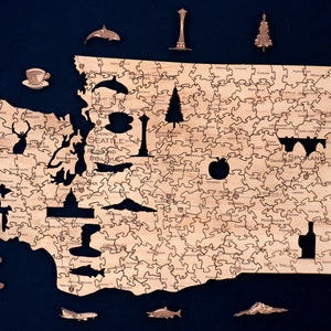 The Washington State Puzzle - Etsy