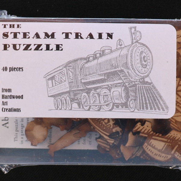 Steam Train Puzzles - Etsy