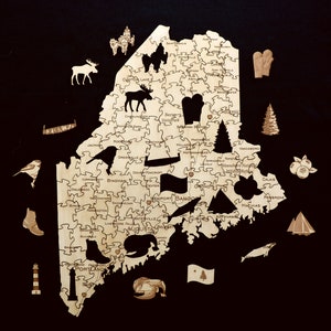 The Maine Puzzle - Etsy