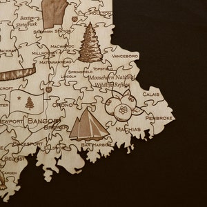 The Maine Puzzle - Etsy