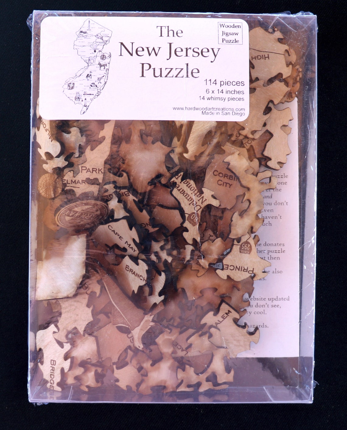 The New Jersey Puzzle - Etsy