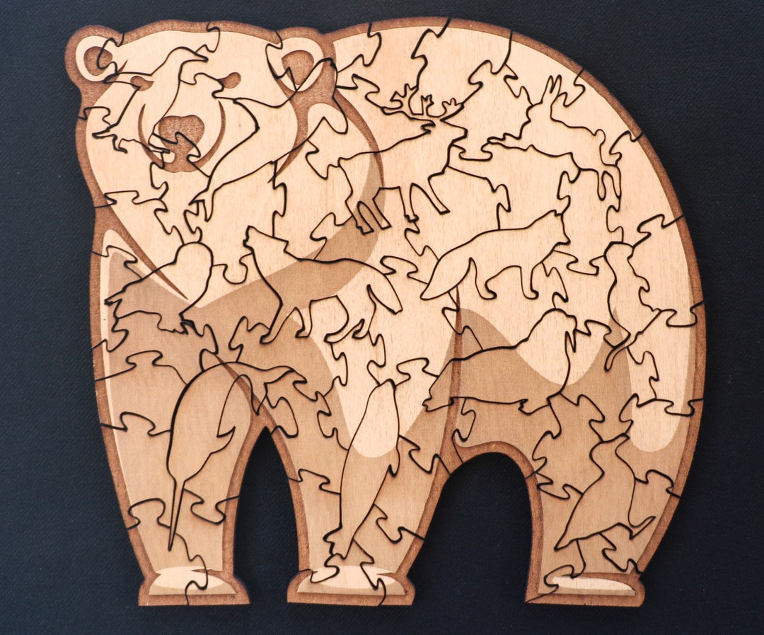 The Polar Bear Puzzle - Etsy