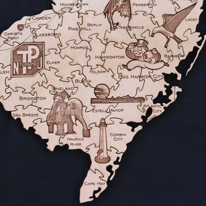 The New Jersey Puzzle - Etsy