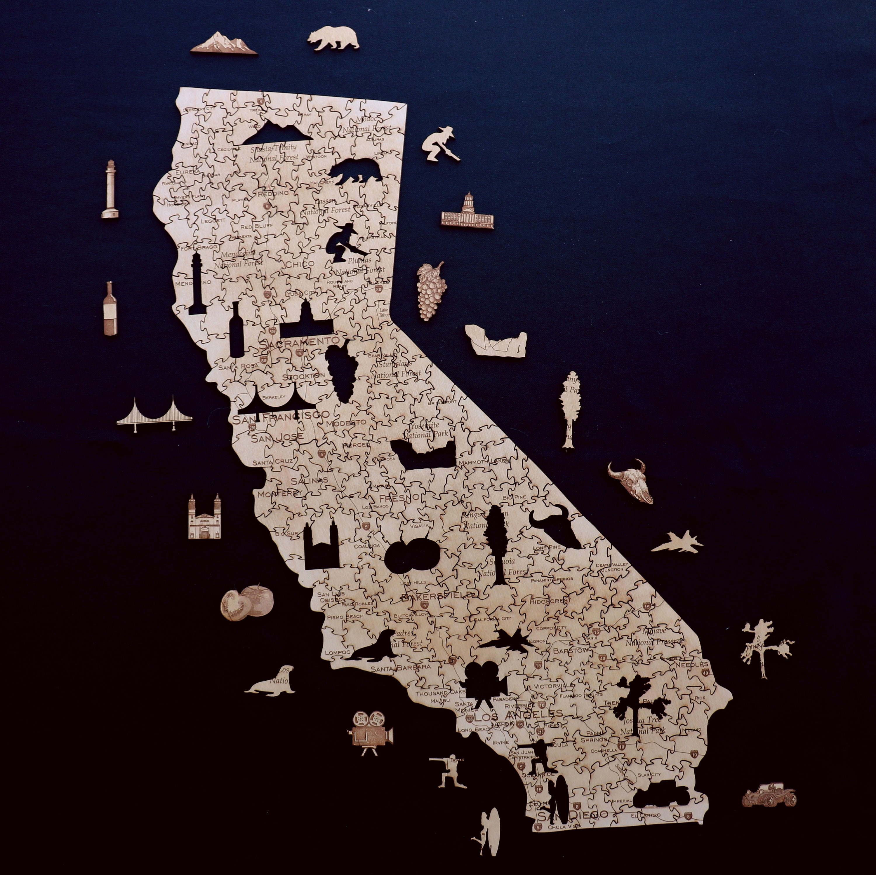The California Puzzle -- Deluxe Edition - Etsy