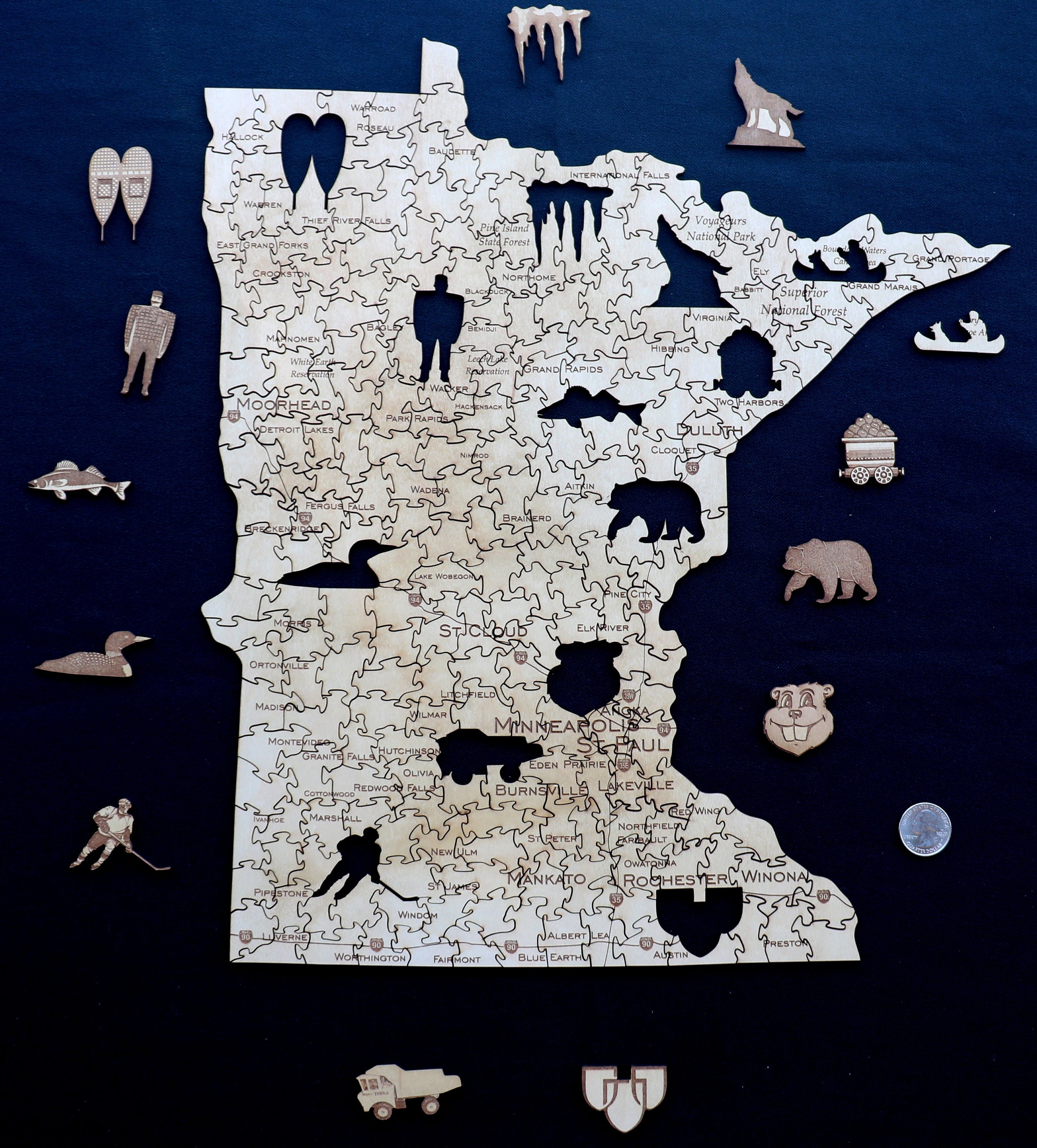 The Minnesota Puzzle | Etsy