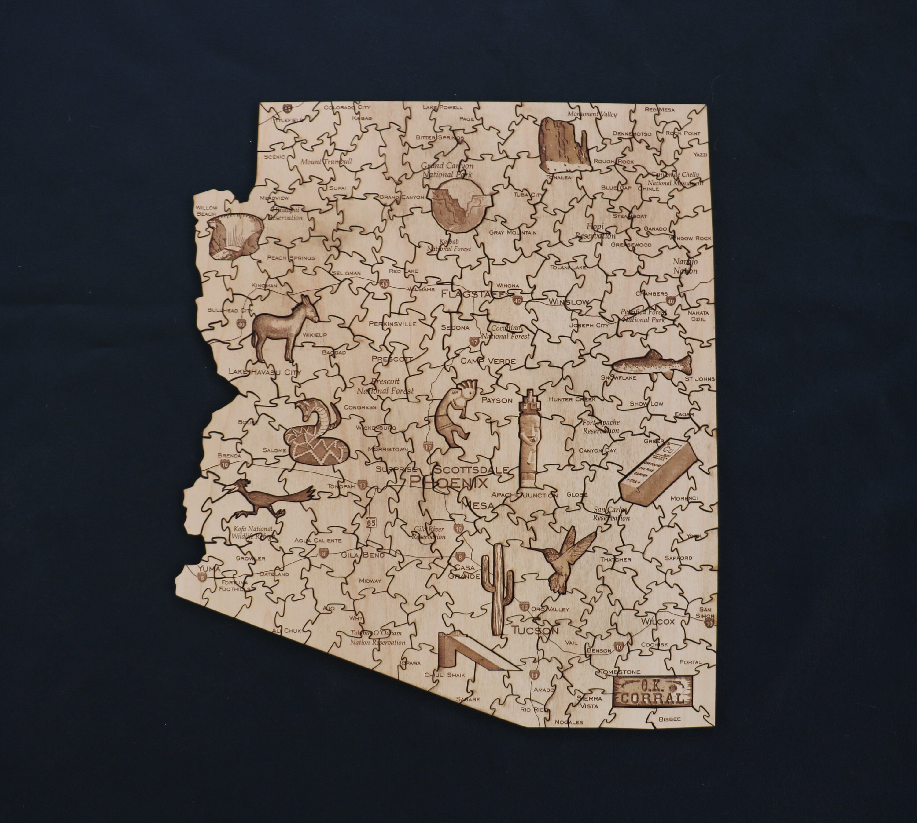 The Arizona Puzzle - Etsy