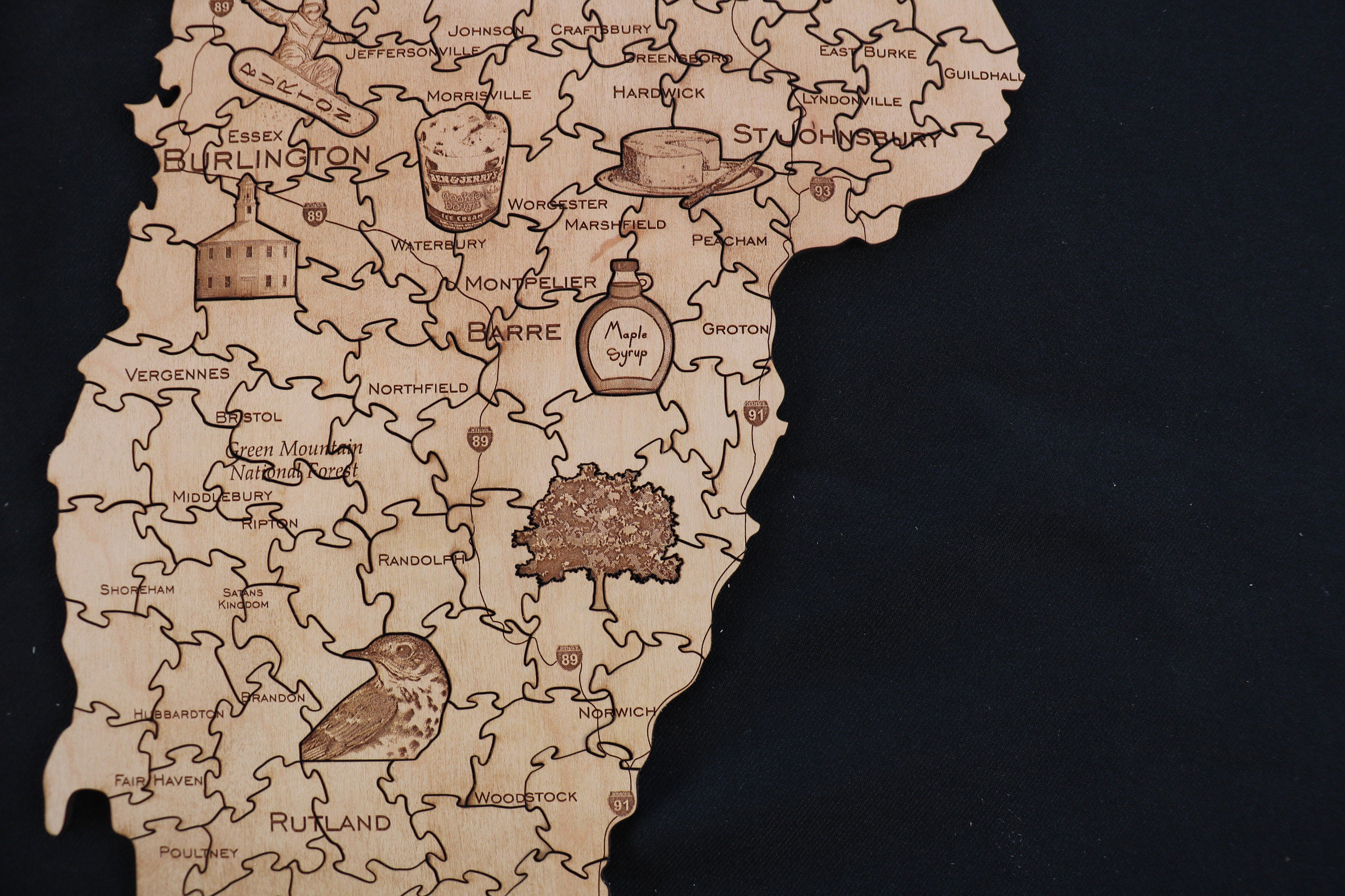 The Vermont Puzzle - Etsy