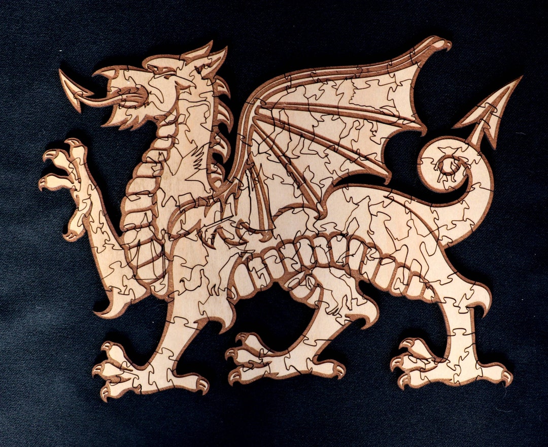 The Welsh Dragon Puzzle - Etsy