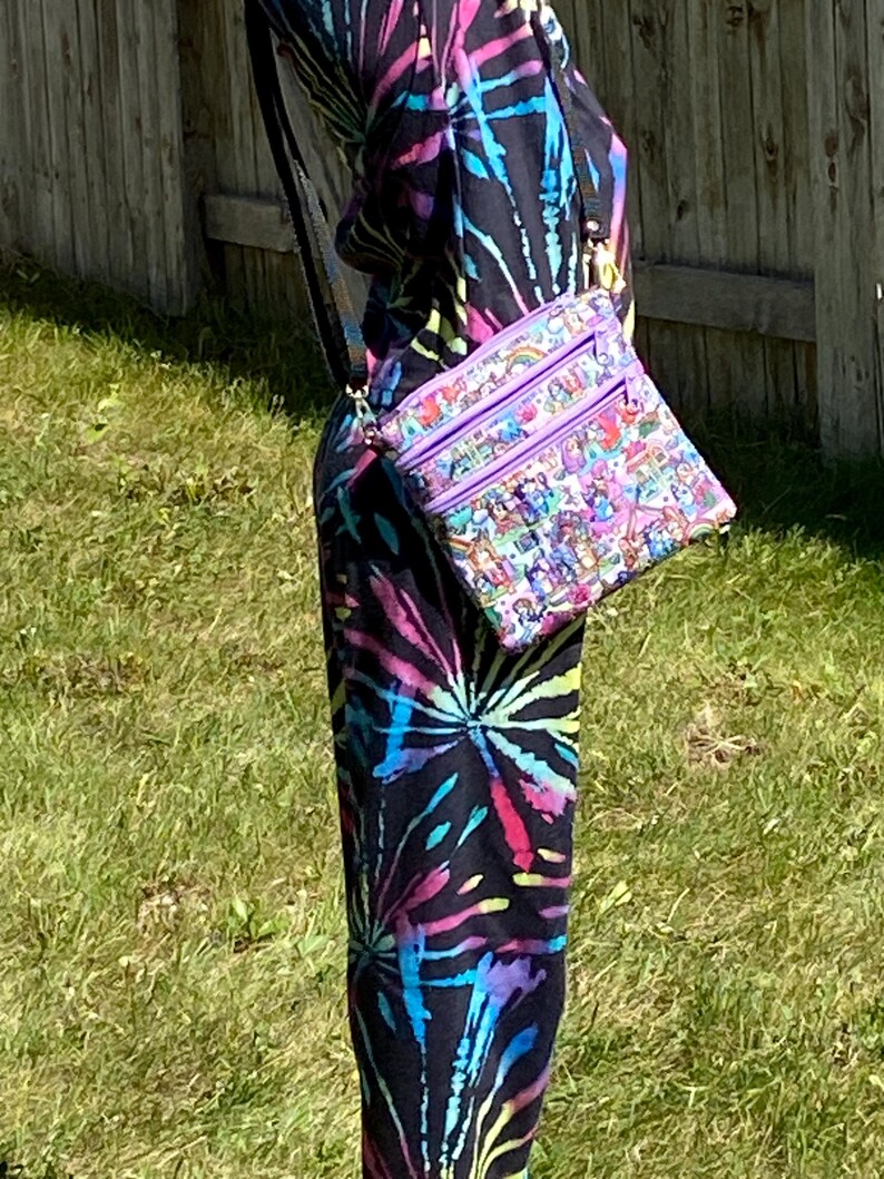Zippy Shoulder Bag - Dingo Character on Purple - Etsy