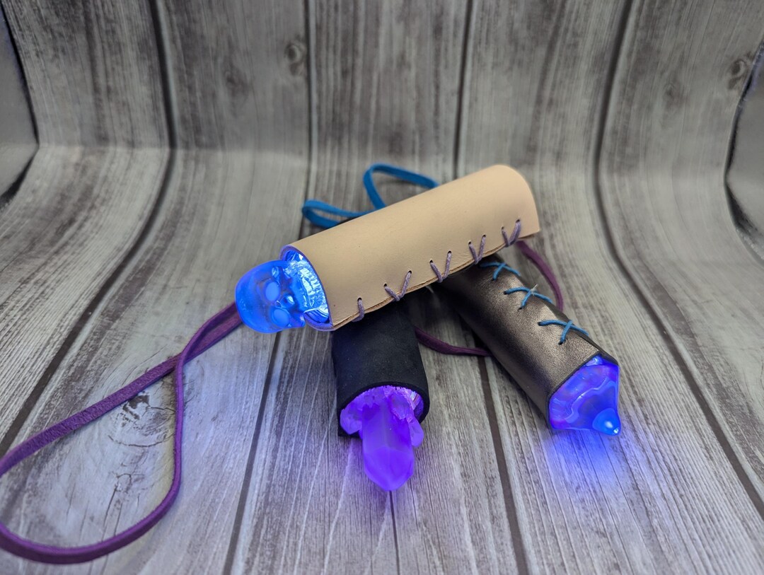 Spy Resin Crystal Flashlights, UV Light, LARP and TTRPG Accessory ...