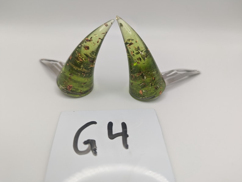 Resin Horns, Clip On, Ren Faire, Halloween Costume Accessories, Hair ...