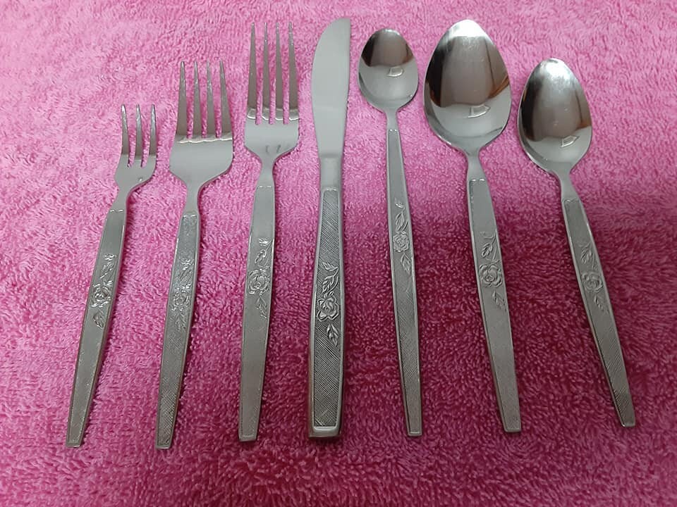 70 Piece Service for 8 Kimco Stainless Flatware Set, KIO17 - Etsy