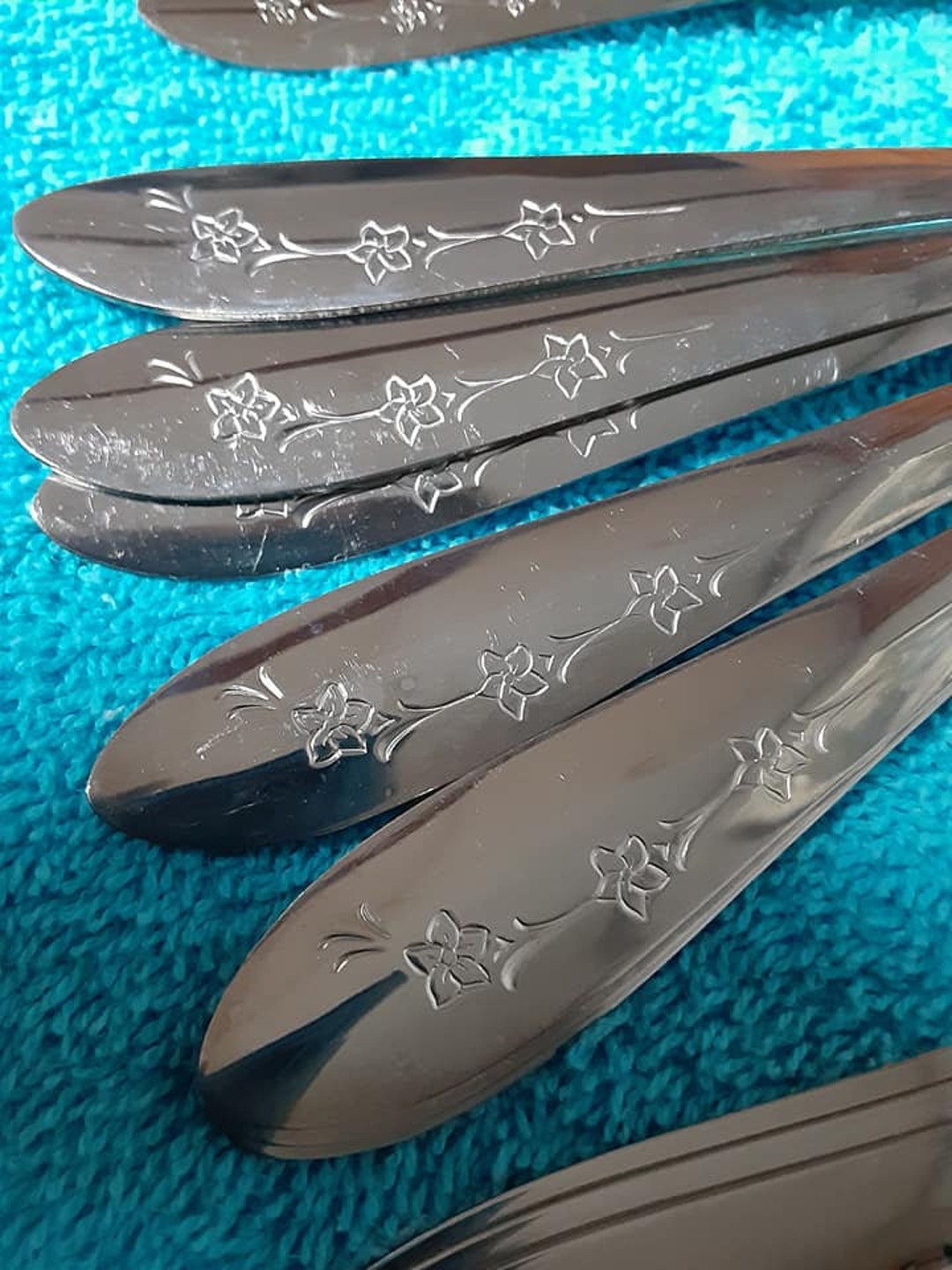 34 Piece Service for 8 Vintage Walco Stainless Flatware Set - Etsy