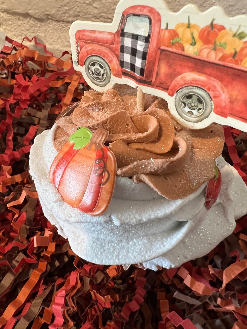 Fall Fake Cupcake Pumpkins Truck Sunflower Apple Acorn - Etsy