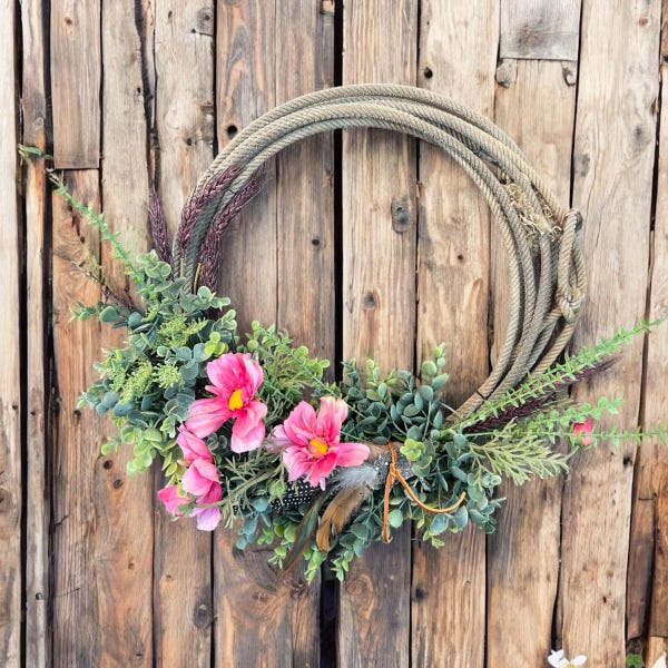 Lariat Rope Wreath - Etsy