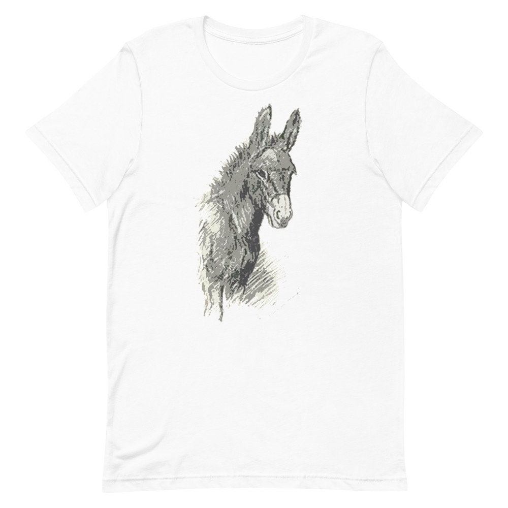 Camiseta Unisex de manga corta Burro - Etsy España