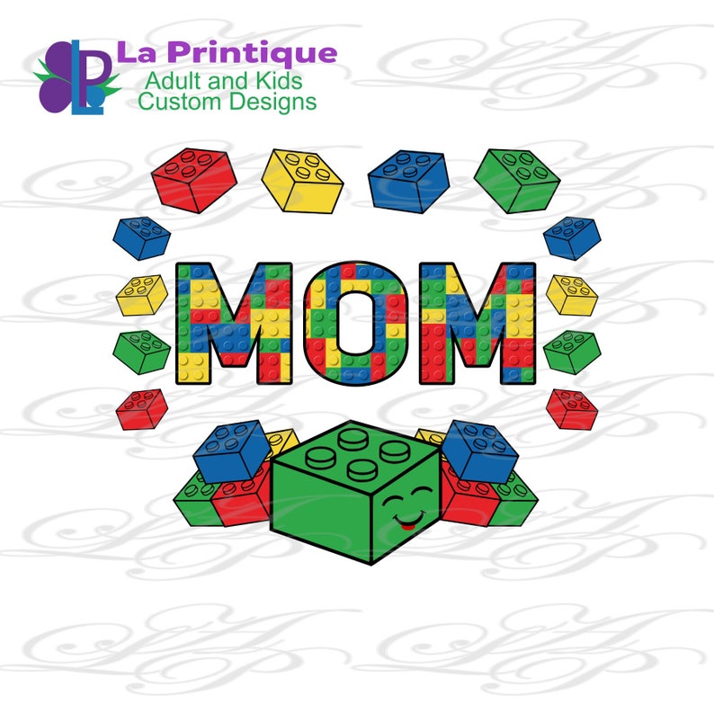 Blocks Mom Birthday PNG Design: Building Blocks (digital Download) - Etsy