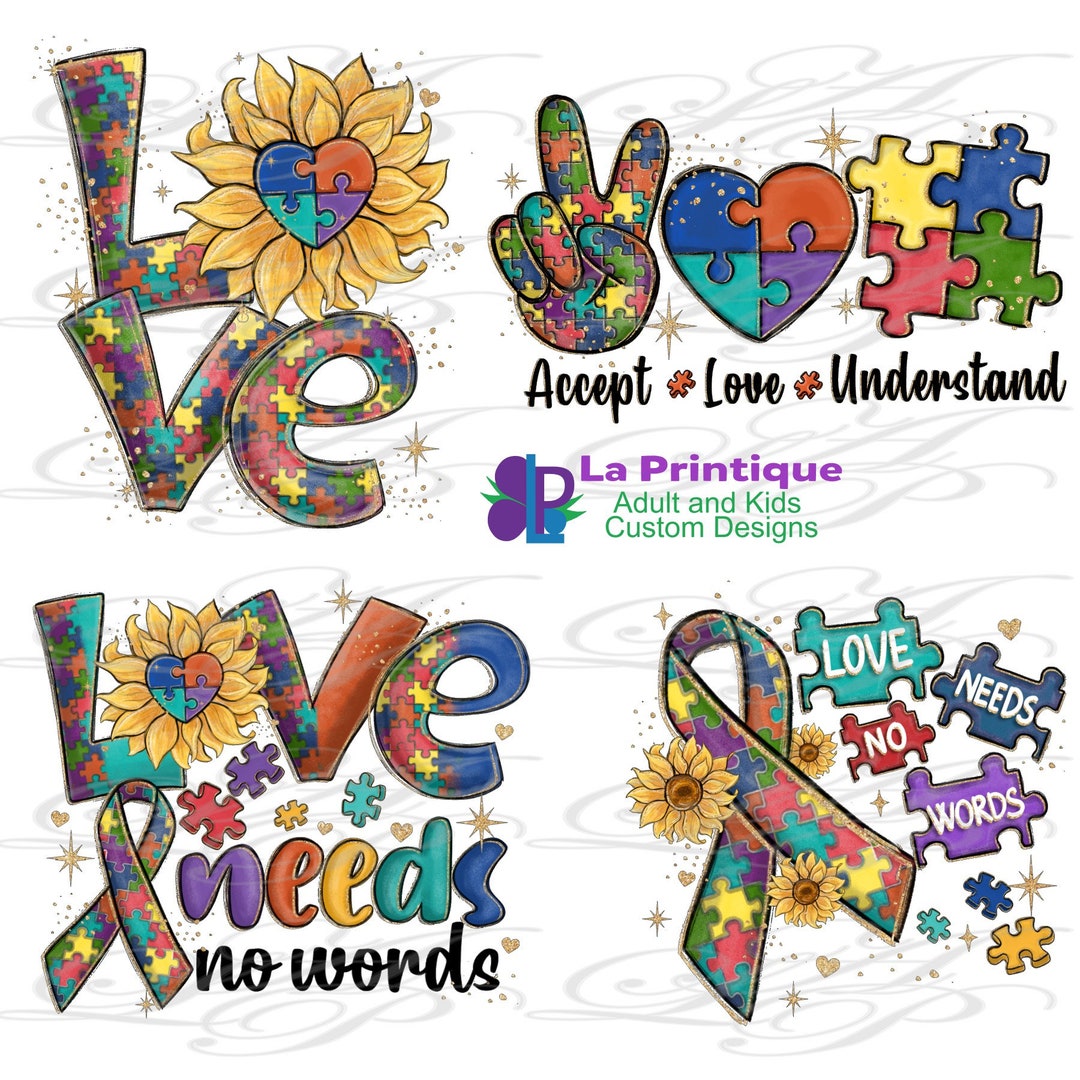 Autism Awareness PNG Design Autism Download Autism Mom Accept Love ...