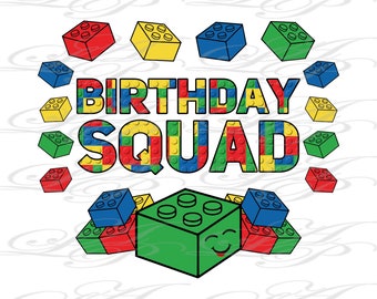 Blocks 4th Birthday Boy PNG Design Colored Blocks Digital Download ...