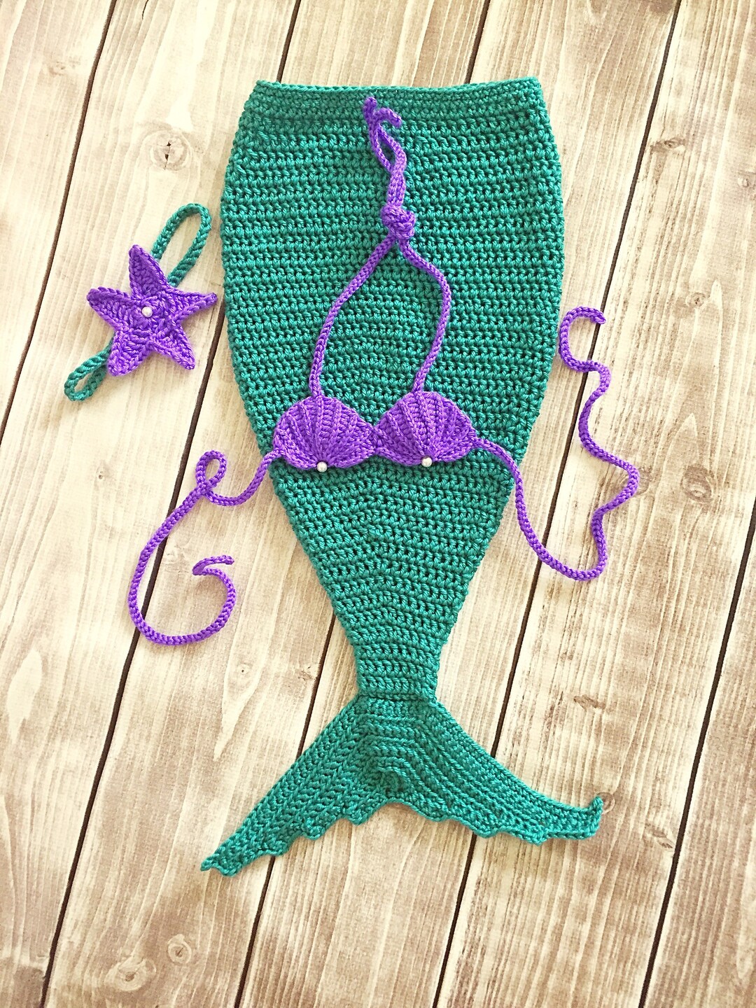 Mermaid Tail Set, Baby Mermaid Tail, Mermaid Tail, Newborn Photo Prop ...
