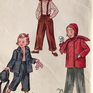 Simplicity 2968 Sewing Pattern Child's Jacket, Hood and Slacks in Two ...