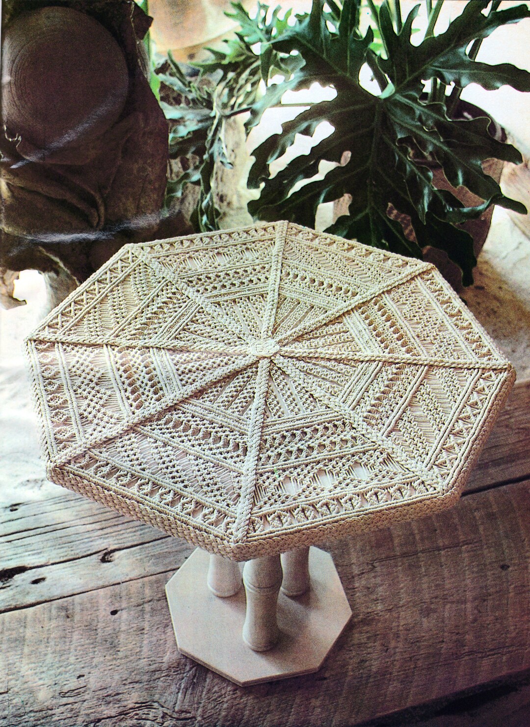 PDF Macrame Table Top Instructions 1970's Boho - Unique - DIY Digital ...