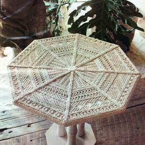 PDF Macrame Table Top Instructions 1970's Boho - Unique - DIY Digital ...