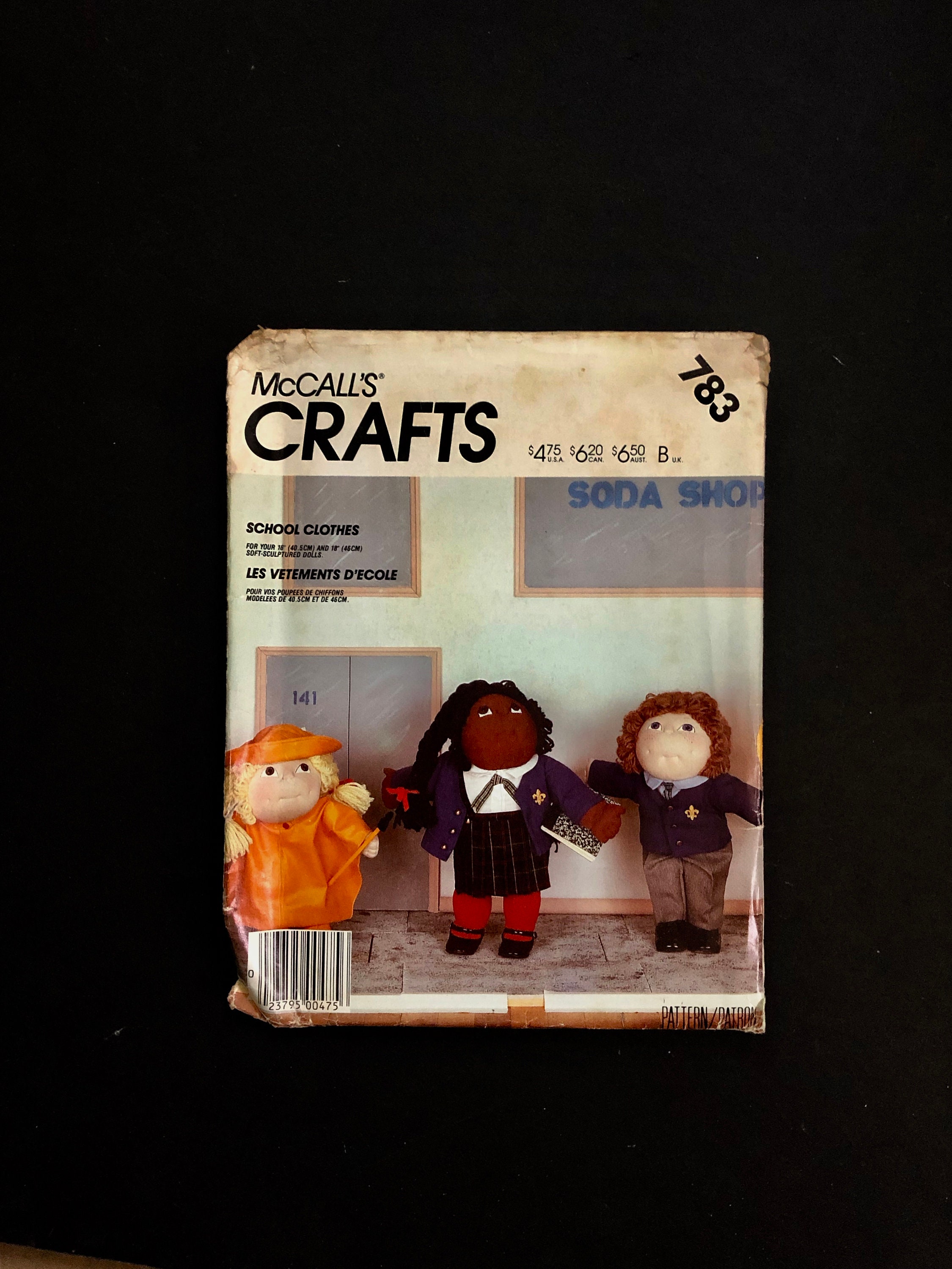 Mccall's Crafts Sewing Pattern 783 School Clothes for - Etsy