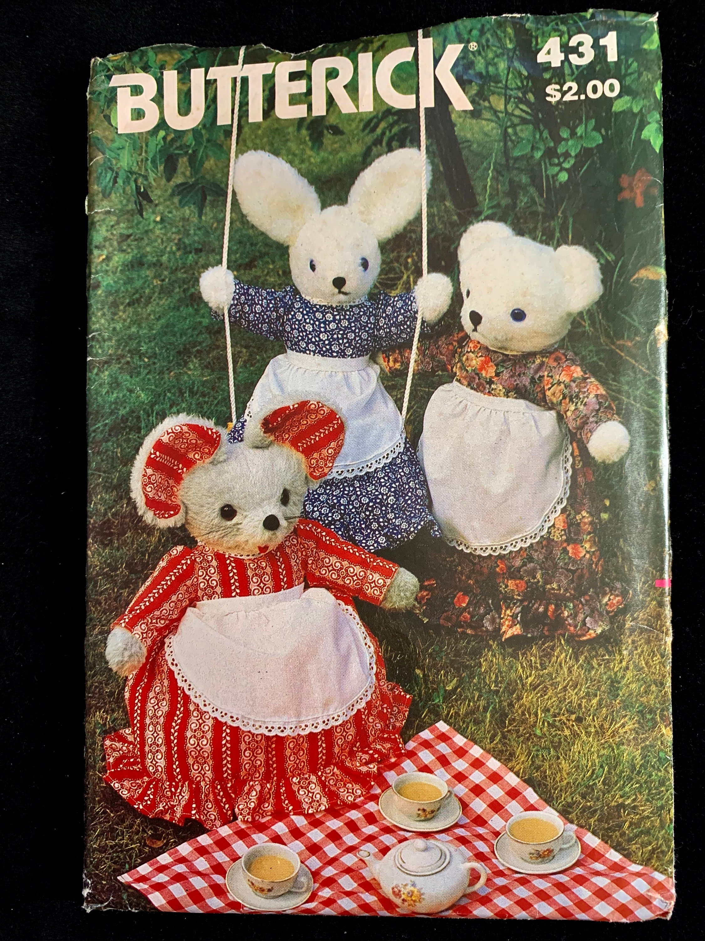 Butterick 4533 Stuffed animals and clothes Rabbit 24 | Etsy