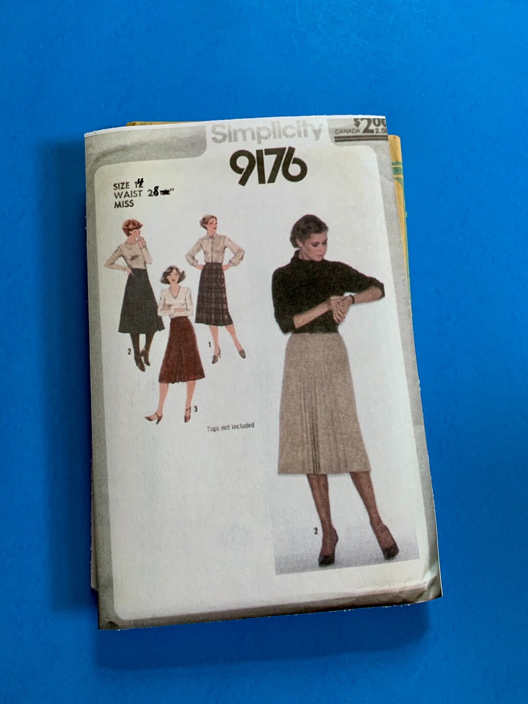 UNCUT Simplicity 9176 Misses Set of Skirts - Wrap Skirt, Pleated Skirt ...