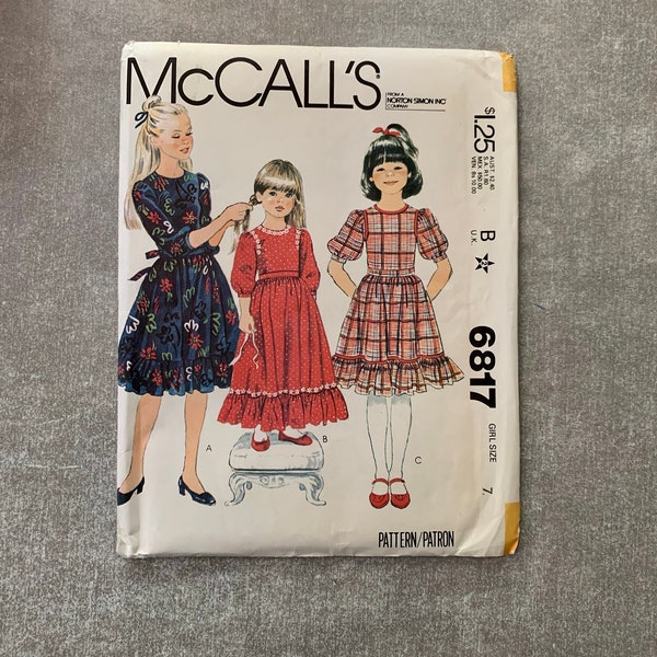 Girls Gathered Dress - Etsy