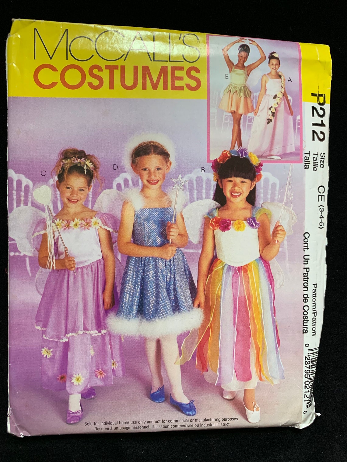 Mccalls Costumes P212 / 2976 Children's and Girls' | Etsy
