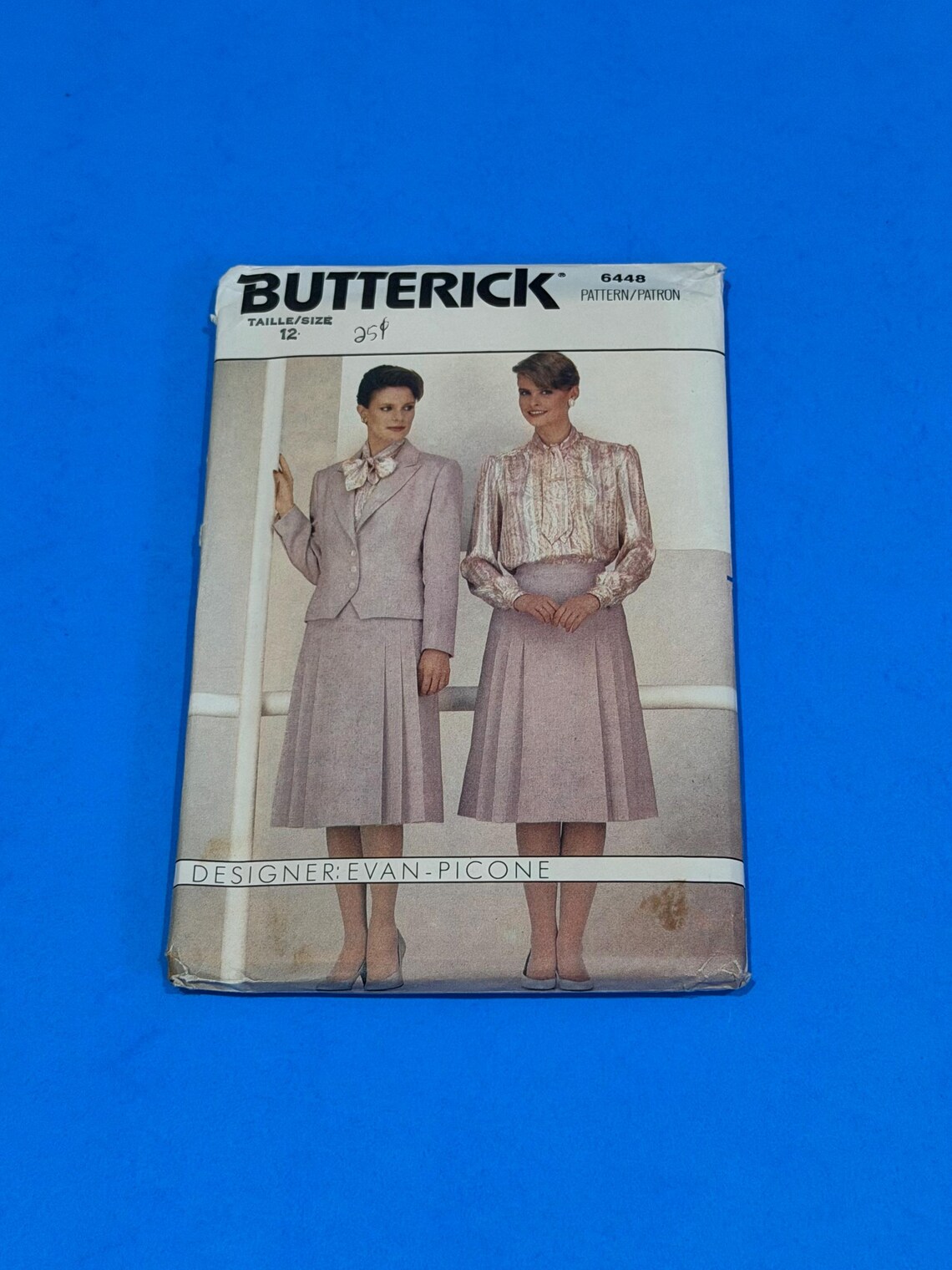 UNCUT Butterick 6448 Misses Jacket, Skirt and Blouse (suit) Sewing ...