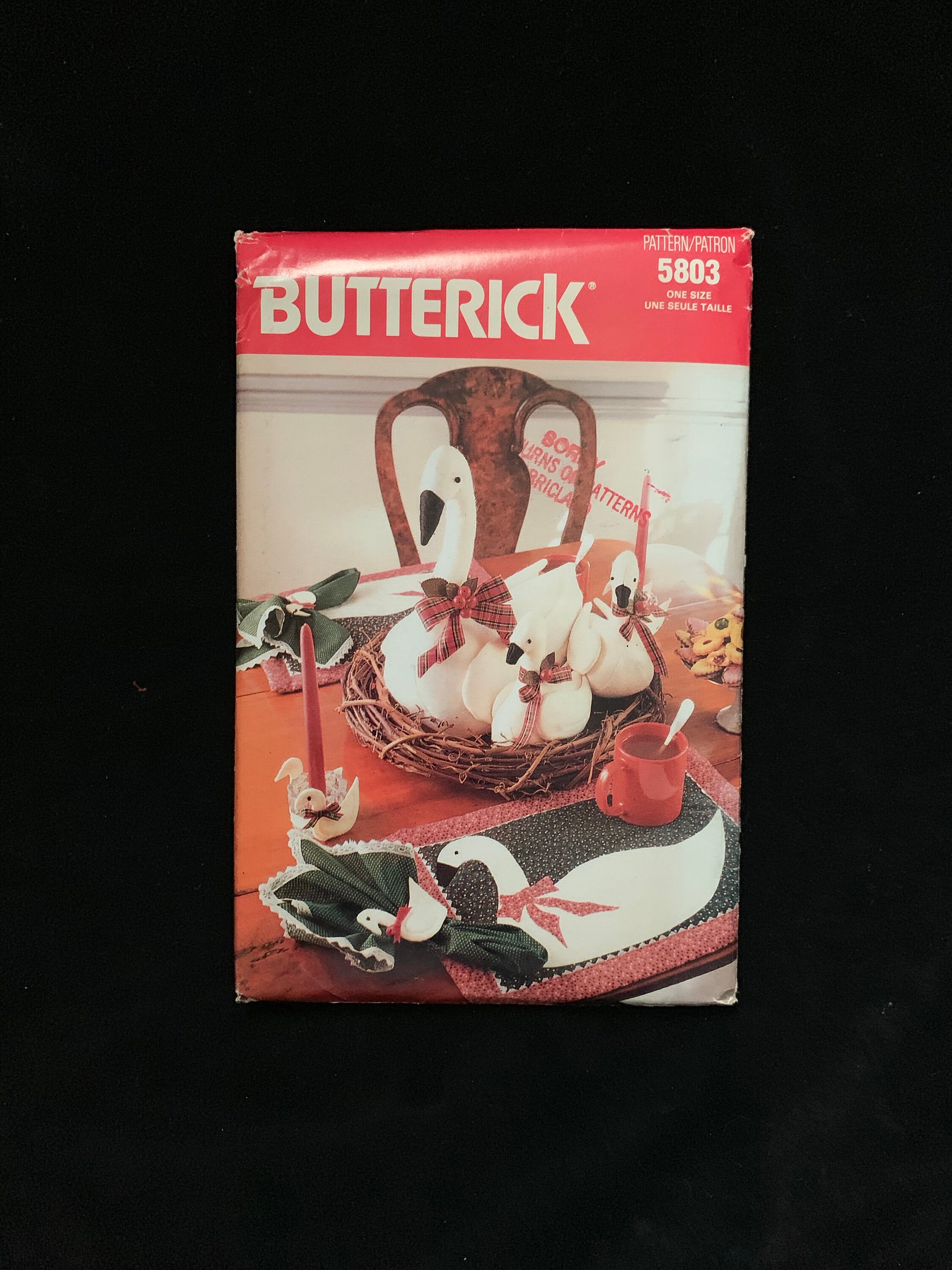 Butterick 5803 Sewing Pattern Christmas Geese Christmas | Etsy